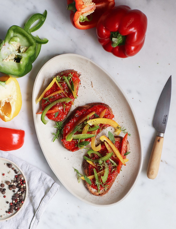 confit de poivrons angele ferreux | Saveol